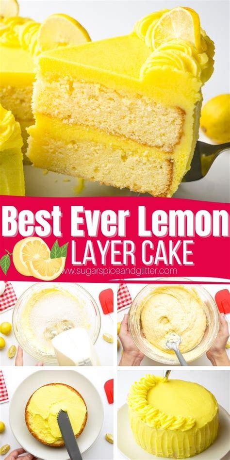 Best Ever Lemon Layer Cake With Luscious Lemon Frosting Homemade