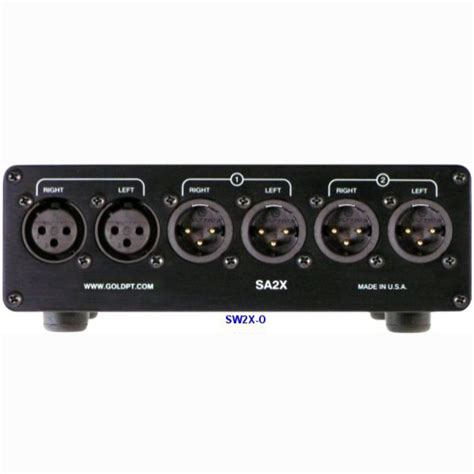 Closed Goldpoint SW X Or Similar Quality In Out XLR Switcher Headphone Reviews And