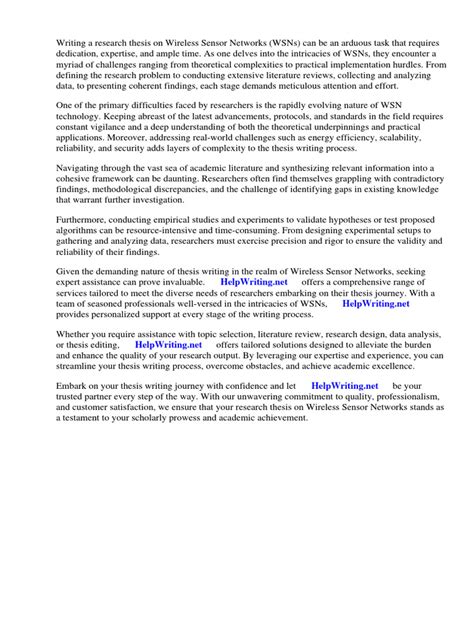 research thesis on wireless sensor networks pdf wireless sensor