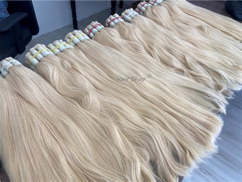 Cabelo Natural Humano Loiro Claro Liga Branca 75cm 100g Hair Shop