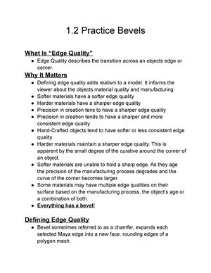 3DF Lecture 5 Notes Instructor Tim Bowser 3DF Lecture 5 Notes