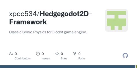 Github Xpcc534 Hedgegodot2d Framework Classic Sonic Physics For Godot Game Engine