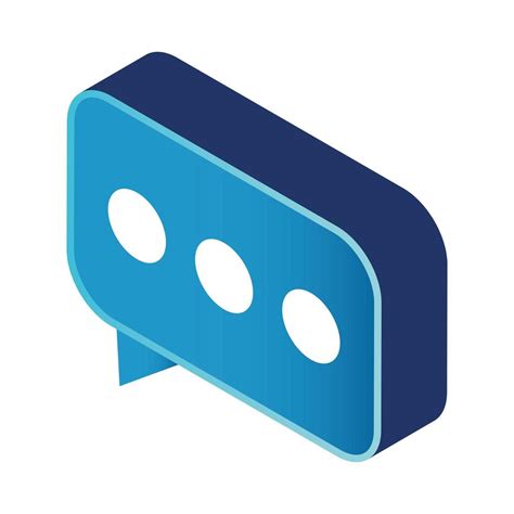 Speech Bubble Isometric Vector Art At Vecteezy