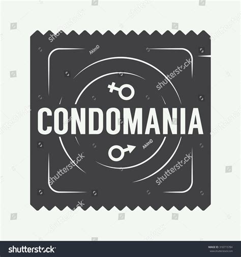 Vintage Condoms Sex Labels Logo Badge Stock Vector Royalty Free
