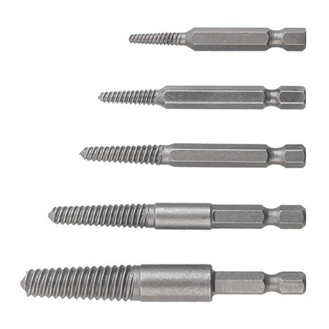 Lm สกรู Extractor Center เจาะ Bits ท่องเที่ยวชุดหักเสียหาย Bolt Remover