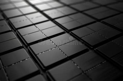 A Classic Black And White Photograph Of An Old Computer Keyboard Stock