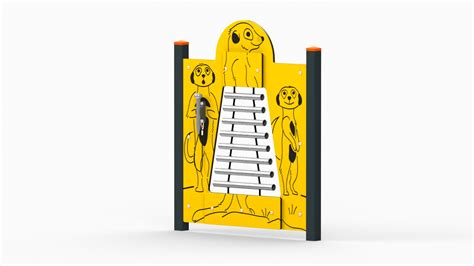 Fre216 Music Chime Panel Meerkat Omnitech Playgrounds