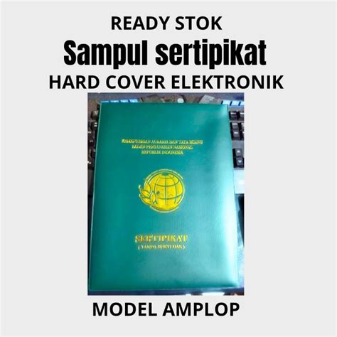 Jual Yasna Wijaya Plastik Sampul Sertipikat Elektronik Hard Cover