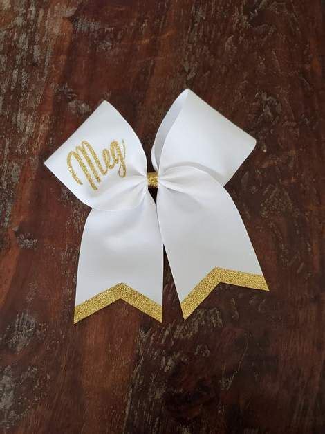 Chevron Tail Cheer Bowsoftball Bowdance Bow With Name