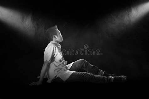 Illuminated Man Stock Image Image Of Isolated Male 148099157