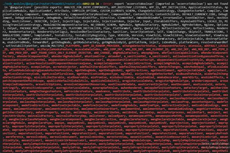 Package Issue In Angular Updating Version 12 To 13 In Angular Core