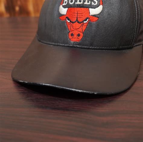 Jeff Hammilton Usa製 Nba Chicago Bulls レザー キャップ ブラック シカゴブルズ ジェフハミルトン
