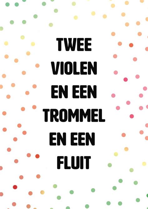 Twee Violen En Een Trommel En Een Fluit Snelwenskaart Nl