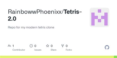 Github Rainbowwphoenixxtetris 20 Repo For My Modern Tetris Clone