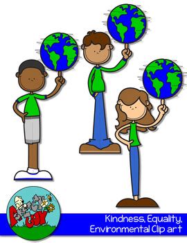 Kindness Environmental Equality Clipart Freebie By A Sketchy Guy