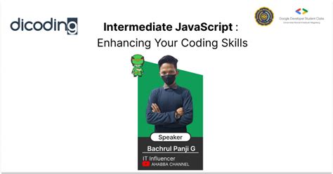 Intermediate Javascript Enhancing Your Coding Skills Dicoding Indonesia