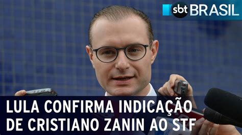 Lula confirma indicação de Cristiano Zanin ao STF SBT Brasil 01 06
