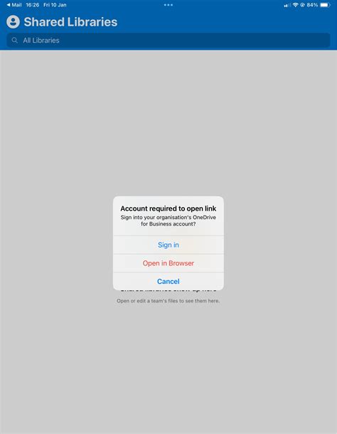 Onedrive App On Ipad Not Showing Files Or Folders Or Even Tabs Correctly Microsoft Qanda