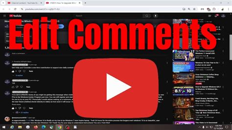 How To Edit Comments On YouTube Guide YouTube