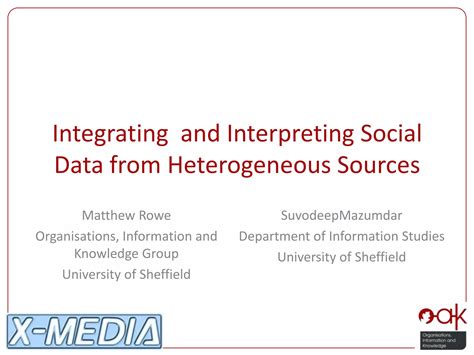 Integrating And Interpreting Social Data From Heterogeneous Sources Pptx