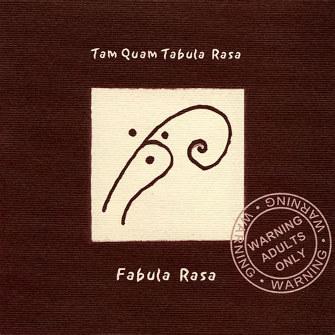 Fabula Rasa By Tam Quam Tabula Rasa Album Industrial Reviews