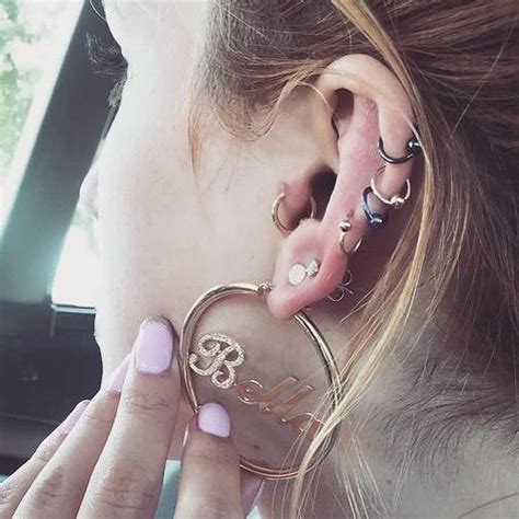 Bella Thornes Piercings And Jewelry Steal Her Style