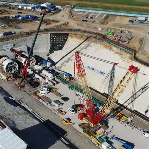 First Mile Of Hs2 Chiltern Tunnel Completed By 170m Boring Machine