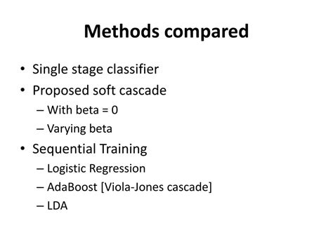 Ppt Designing Efficient Cascaded Classifiers Tradeoff Between Accuracy And Cost Powerpoint