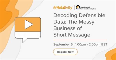 Relativity On Linkedin Short Message Data Is Set To Eclipse The Number Of Emails By 2024 How Can…