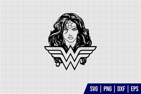 Wonder Woman Silhouette Svg Cricut Gravectory