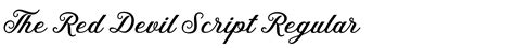 The Red Devil Script Font Webfont And Desktop Myfonts