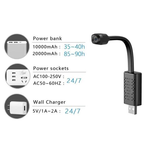 Мини камера WIFI USB на гибком шлейфе с подсветкой Nectronix U22, HD ...