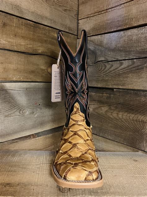 Anderson Bean Antique Blk Glove Big Bass Boot 329759 Corral Western Wear