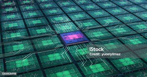 회로 기판 패턴 닫기 Cpu 데이터 처리 미래지향적인 Ai 프로세서 컴퓨터에 대한 스톡 사진 및 기타 이미지 컴퓨터 송전선 연결 Istock