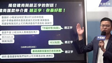 國民黨控趙正宇收受土地買賣佣金、逃漏稅 批民進黨對「牽鉤仔」視而不見？