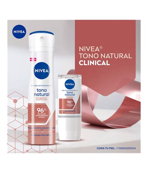 150ml Nivea Natural Tone Clinical Aerosol Nivea