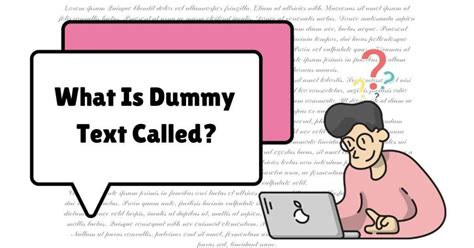 What Is Dummy Text Called Lipsum Hub