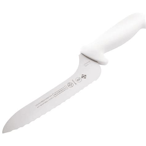 Mundial 5600 Series Offset Serrated Edge Sandwich Knife 7 Inch White
