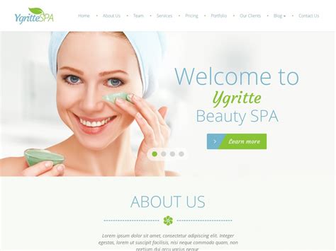 Template Htmlcss Ygritee Spa Beauty Salon Html Template Plantillas