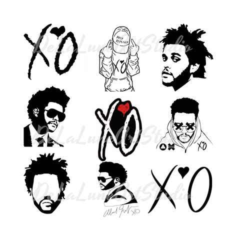 The Weeknd Stereoscopic Xo Logo The Weeknd Tattoo The