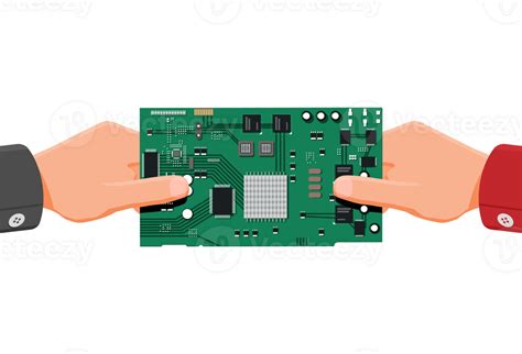 Buyer Hand Microchip Cpu 35717120 Png