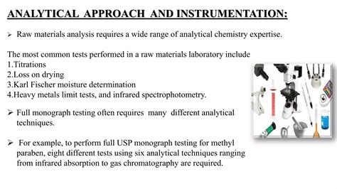 Anslysis Of Raw Materials Pptx