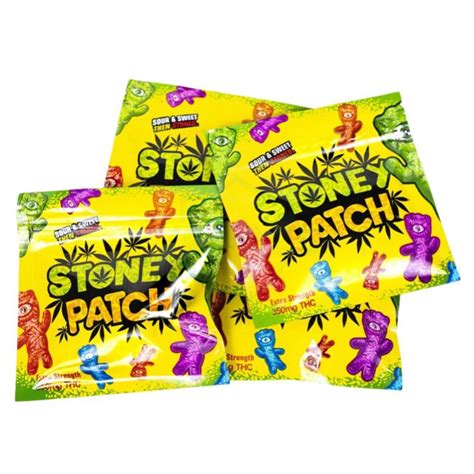 Stoney Patch Packaging 350mg 500mg Mylar Bags
