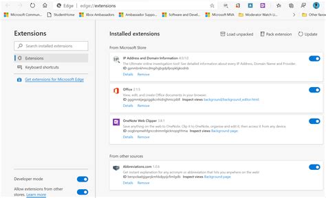 Installing Extensions In Microsoft Edge Tech Enthusiast Uk Blog