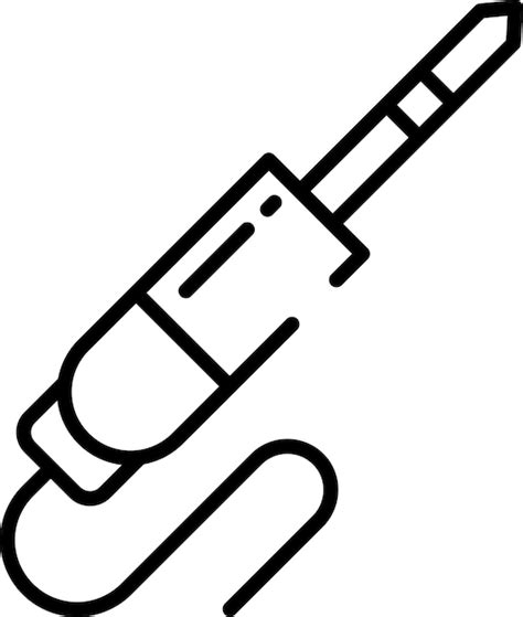 Premium Vector Connector Outline Vector Illustration