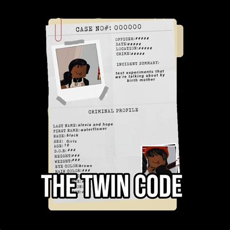 The Twin Codetrailerteaser Roblox Blowthisaccountup Robloxedit Twinsisters Voiceacting
