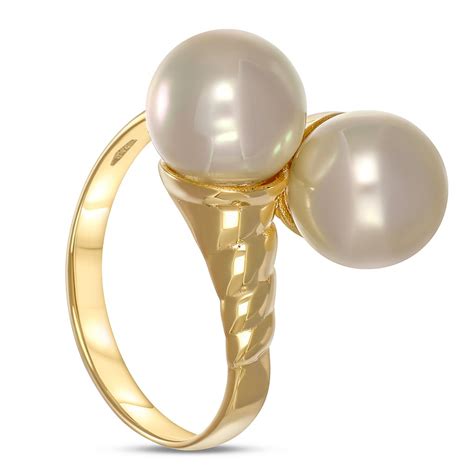 Anello 18 Carati Oro Giallo Perla Catawiki