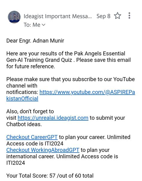 Engr Adnan Munir On Linkedin Generativeai Thankyou Pakangels