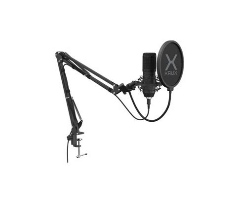 MIKROFON KRUX EDIS STEAMING UCHWYT POP FILTR USB Sklep Opinie Cena W Allegro Pl
