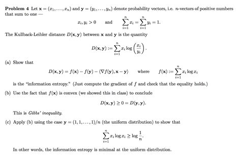 Solved Problem Let X X Xn And Y Y Chegg Com
